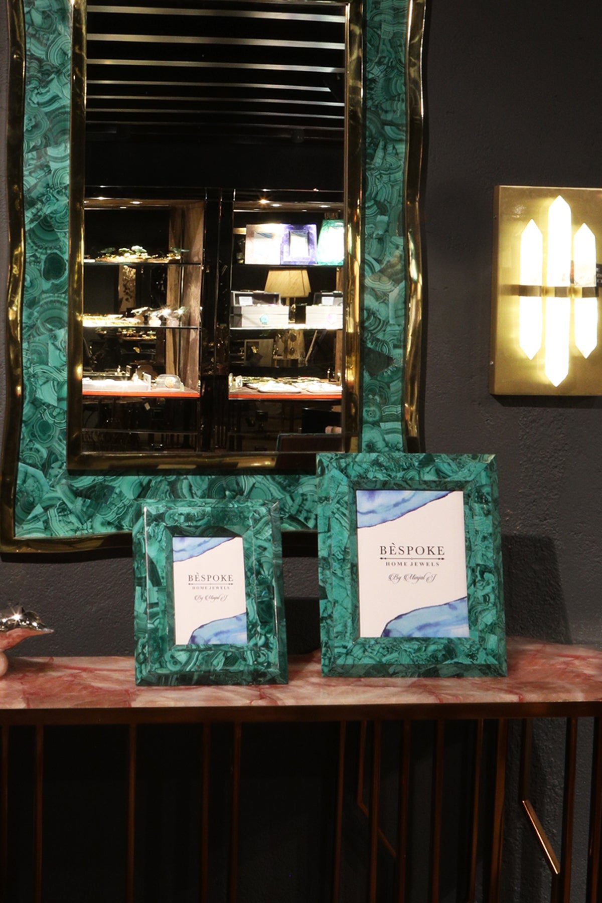 MALACHITE PHOTO FRAME – Bespoke Home Jewels